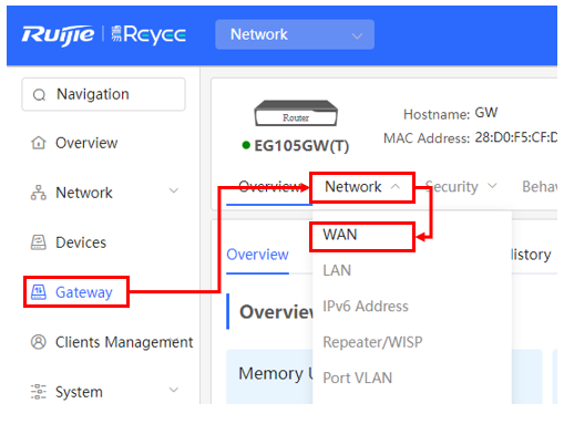 Citraweb.com : Multiple WAN pada Ruijie Reyee EG
